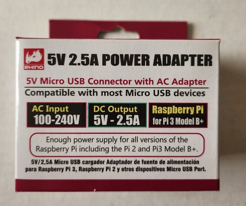 5V 2.5A Power Adapter 5V Micro USB Connector with AC Adapter. New | eBay