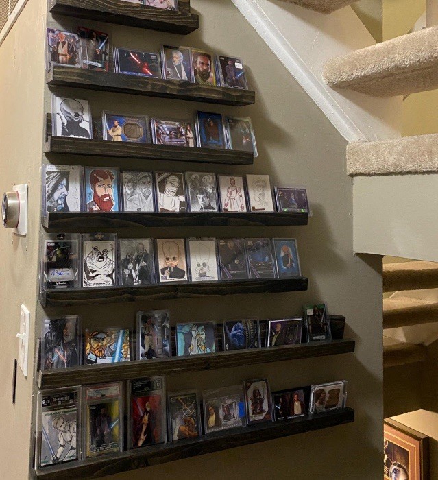 36” Trading Card Display Shelf - Holds Graded, One-Touch, Top Loaded ...