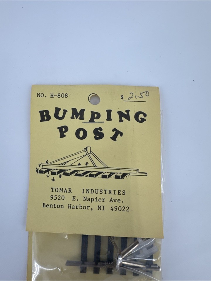 Tomar Ind. HO-Scale #H-808 Hayes Bumping Post NOS | eBay