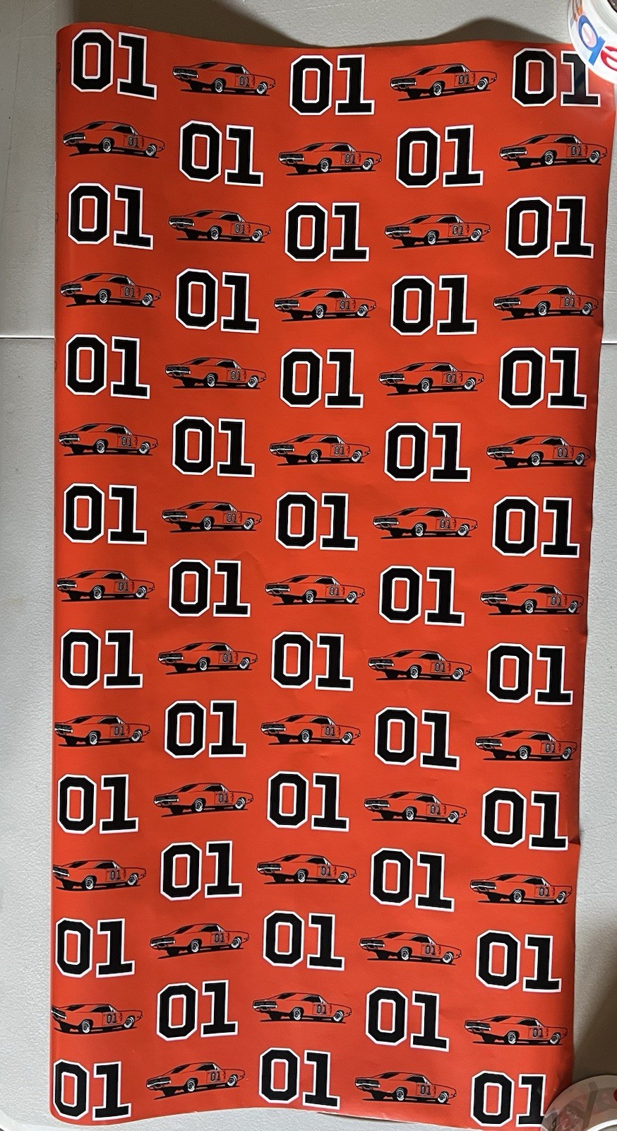Dukes of Hazzard 01 GENERAL LEE Gift Wrapping/Wrap Paper for Fan ...