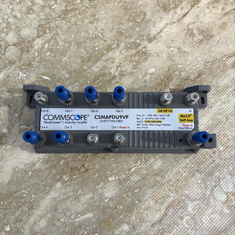 Commscope CSMAPDU9VP 9-port HomeConnect Amplifier | eBay