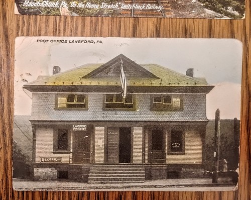 Post Office, Lansford PA & Mauch Chunk Switchback Railway Jim Thorpe ...