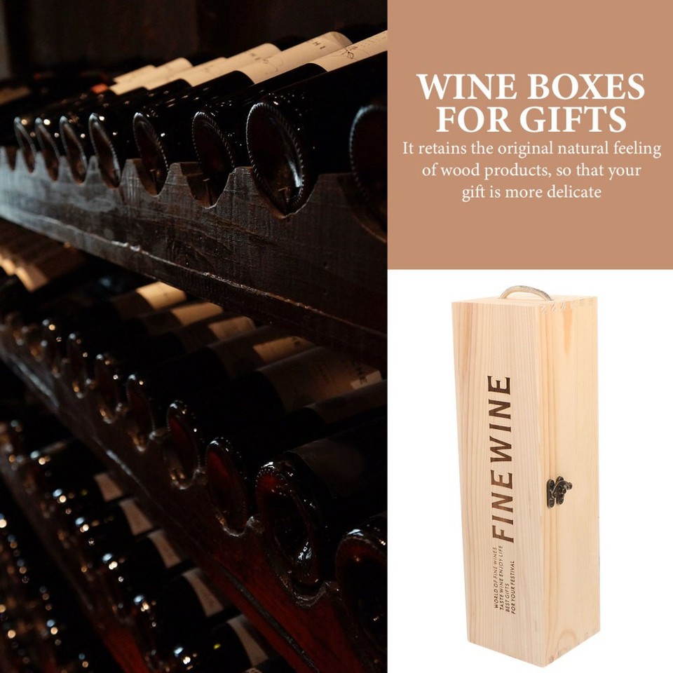 Wine Boxes for Shipping Bottle Display Holder Beverage Carrier Crate ...