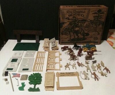 Marx Toys Roy Rogers Rodeo Set Playset #3690 Vintage | eBay