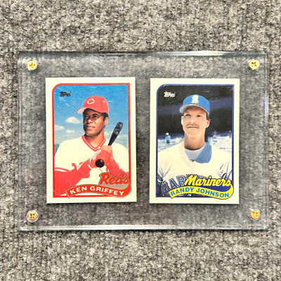 1989 Topps Box Set Collectors Edition Ken Griffey #40T + Randy Johnson ...