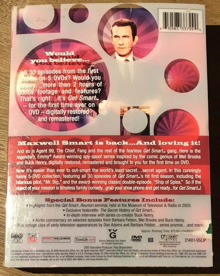 Get Smart - Season 1 (DVD, 2008, 4-Disc Set) 883929031085| eBay
