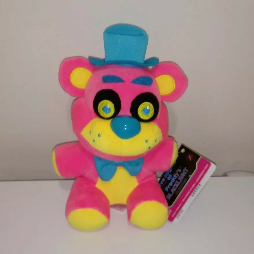 Funko Five Nights at Freddy's Blacklight Freddy Authentic Plush Pink ...