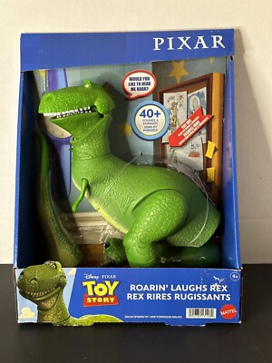 NEW Disney Pixar Toy Story Roarin' Laughs Rex 40 + Sounds & Phrases ...