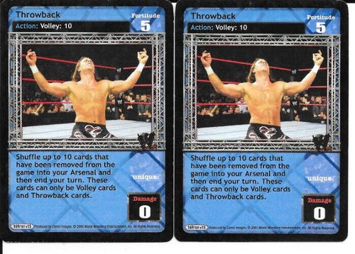 WWE RAW DEAL - 2 Throwback Cards - FREE SHIPPING* RARE Action | eBay