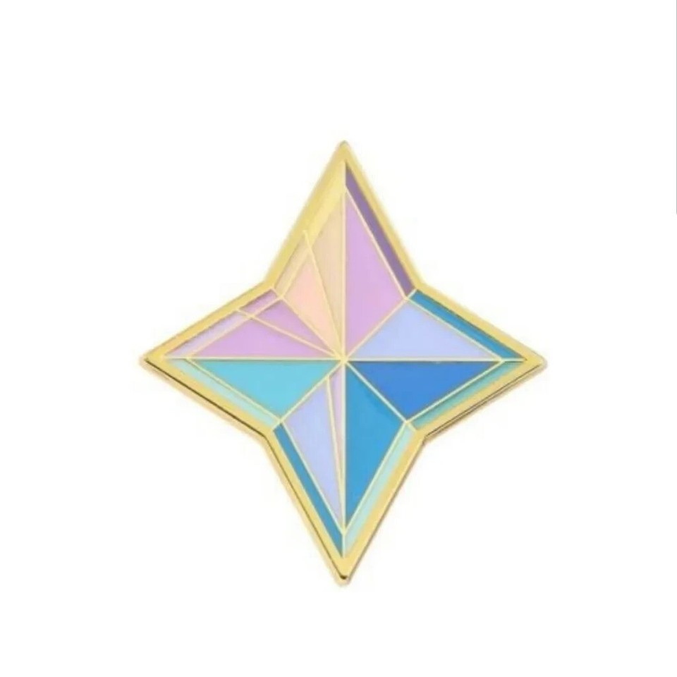 New Genshin Impact Primogem Pin Anime Games Brooch Cosplay Pin Costume ...