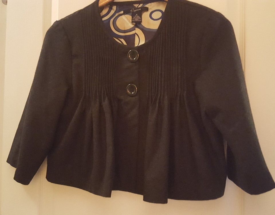 Cejon Women's Wool Blend Cropped Jacket | eBay