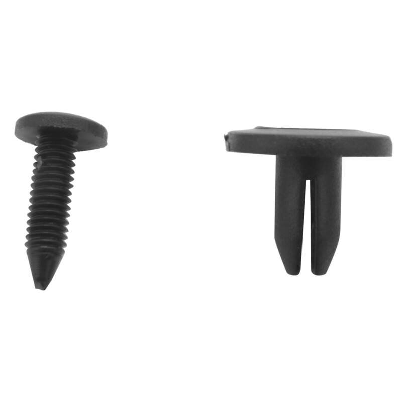 50pcs 6mm Plastic Push Type Rivet Bumper Pin Clips J7Q78307 | eBay