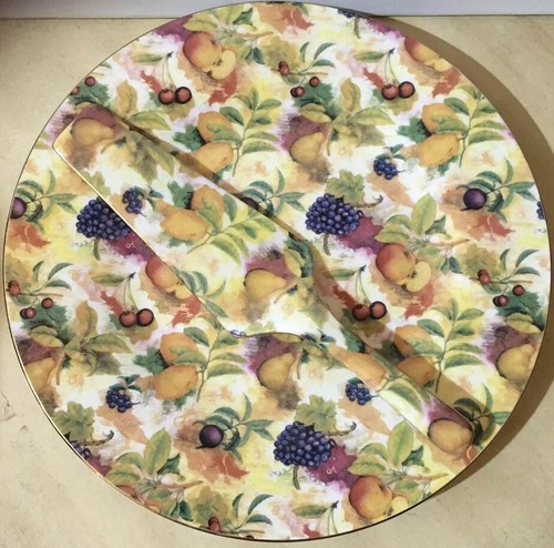 Floral Cake Plate And Serving Knife Chintz Florals Cottage Core Ceramic ...