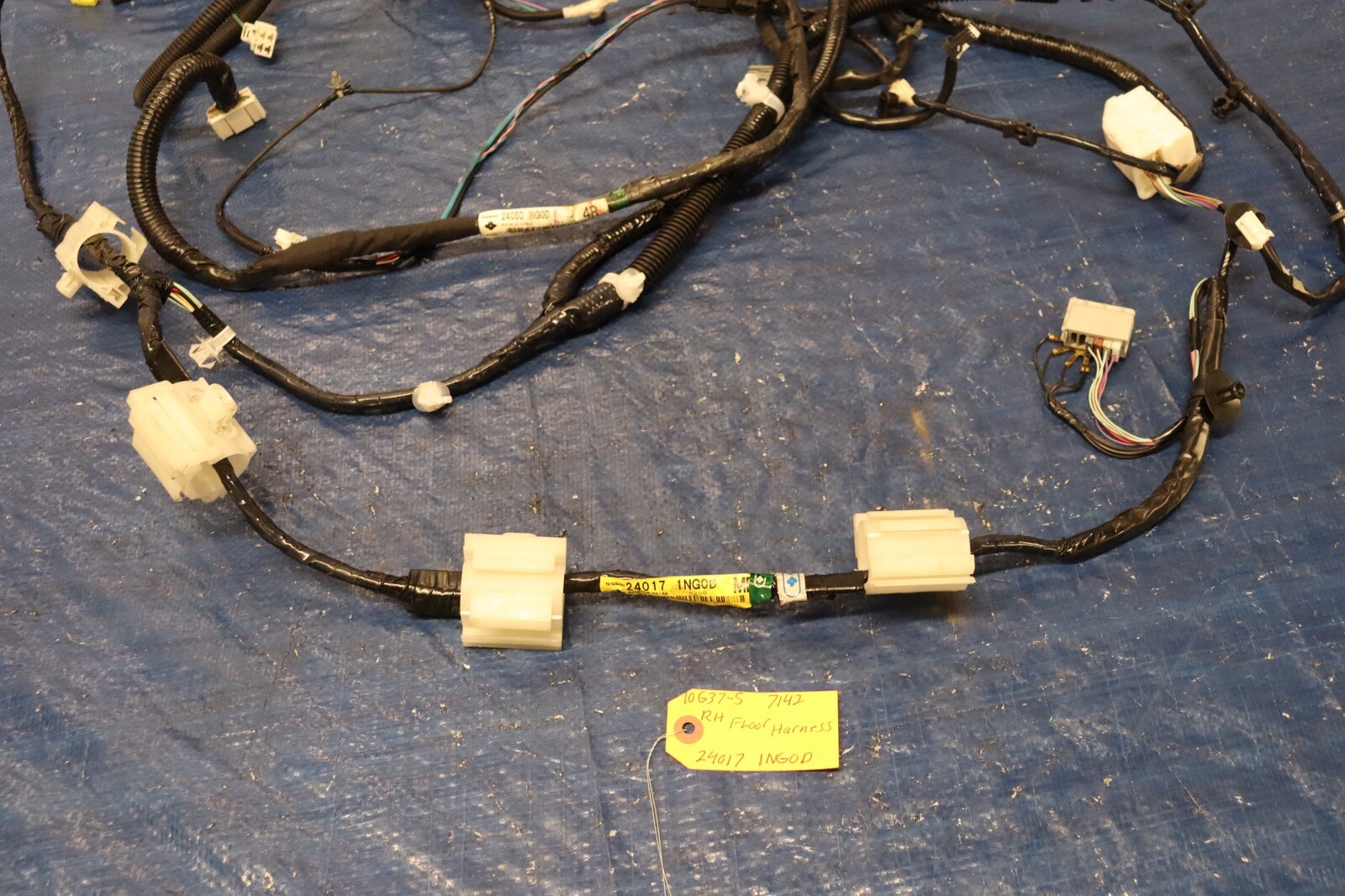 2010 INFINITI G37 COUPE IPL EDITION VQ37 OEM RH PASSENG FLOOR WIRE ...