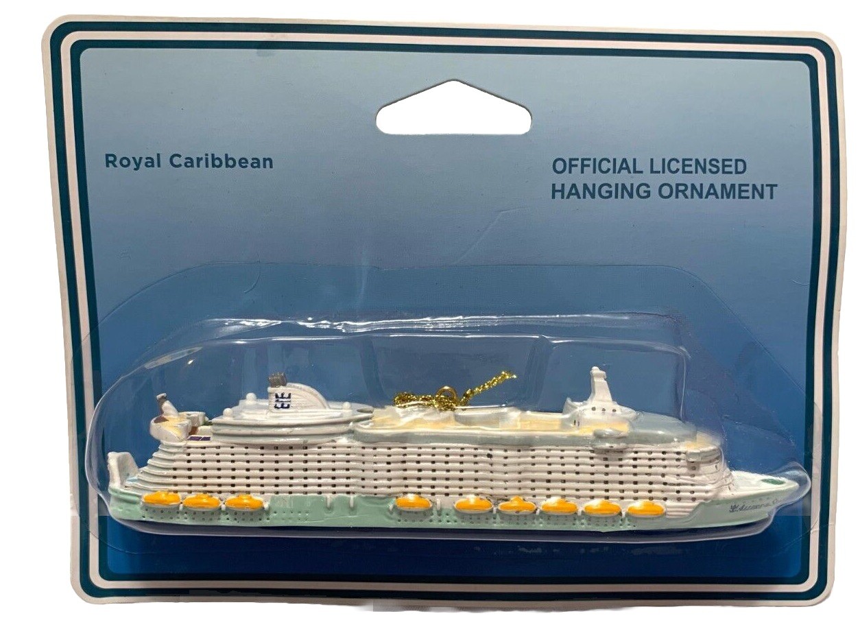 RCCL Royal Caribbean ALLURE OF THE SEAS Ship ORNAMENT Model RARE ...