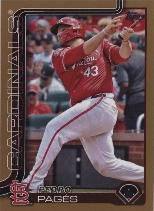2025 Topps Series 1 - Pedro Pages #252 Gold /2025 for sale online | eBay