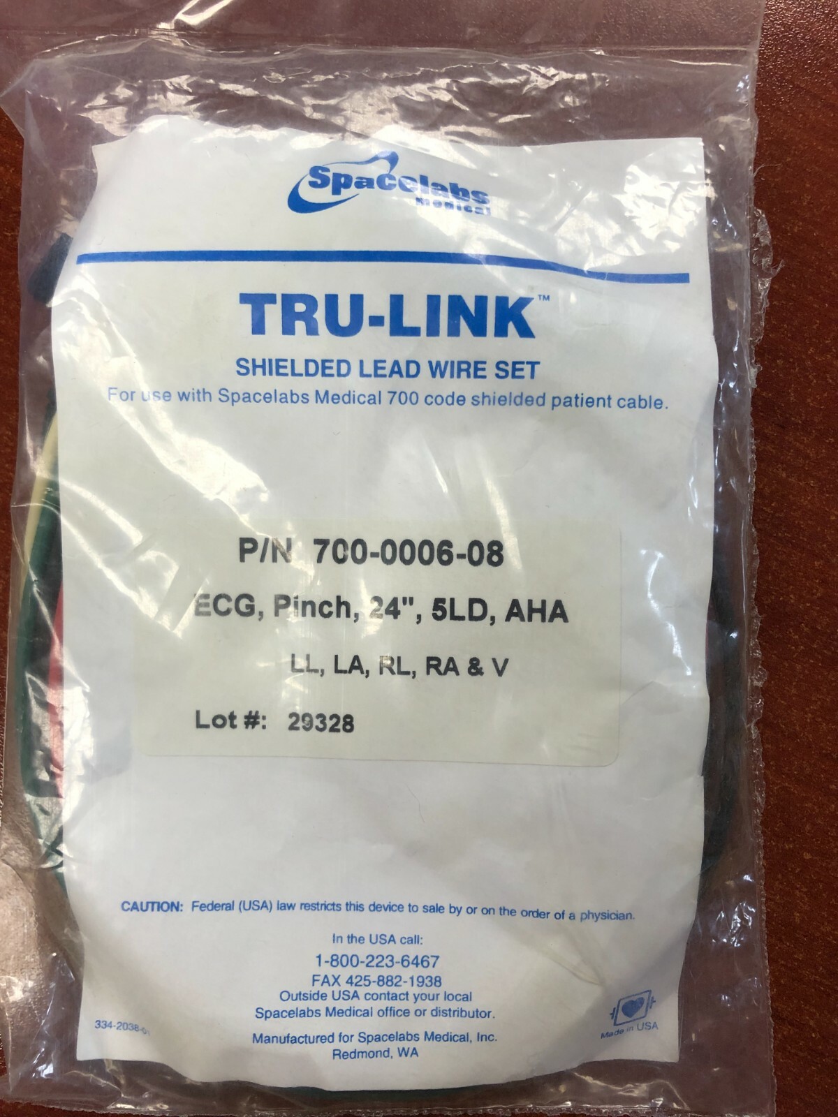 Spacelabs TruLink ECG Lead Wire Set 700-0006-08 2D-8 for sale online | eBay