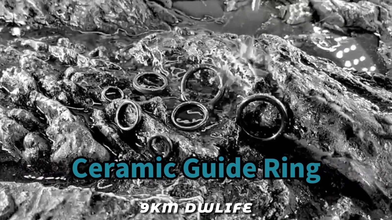 9KM Fishing Rod Ceramic Guide Ring Fishing Rod Repair Kit Rod Building ...