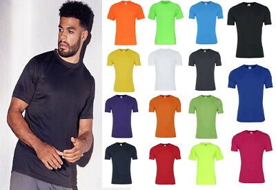 Cool Te Shirt MENS Smooth PERFORMANCE T-SHIRT 100% Polyester T-SHIRT ...