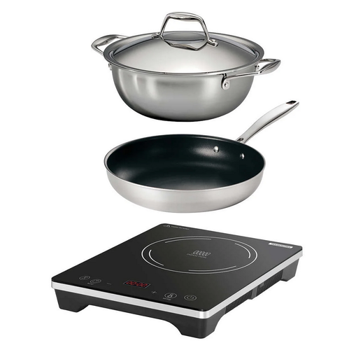 Tramontina 4-piece Induction Cooking System Dishwasher Safe Cookware | eBay