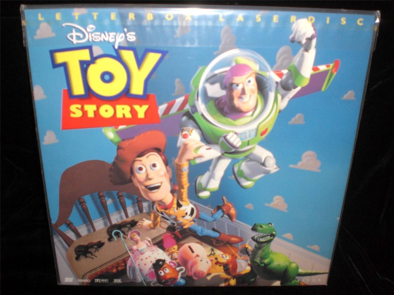 Laserdisc Toy Story 1995 Tom Hanks, Tim Allen, Don Rickles, Jim Varney ...