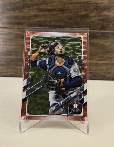 2021 Topps Update #US49 Martin Maldonado Red Ice Foil /199 Astros | eBay