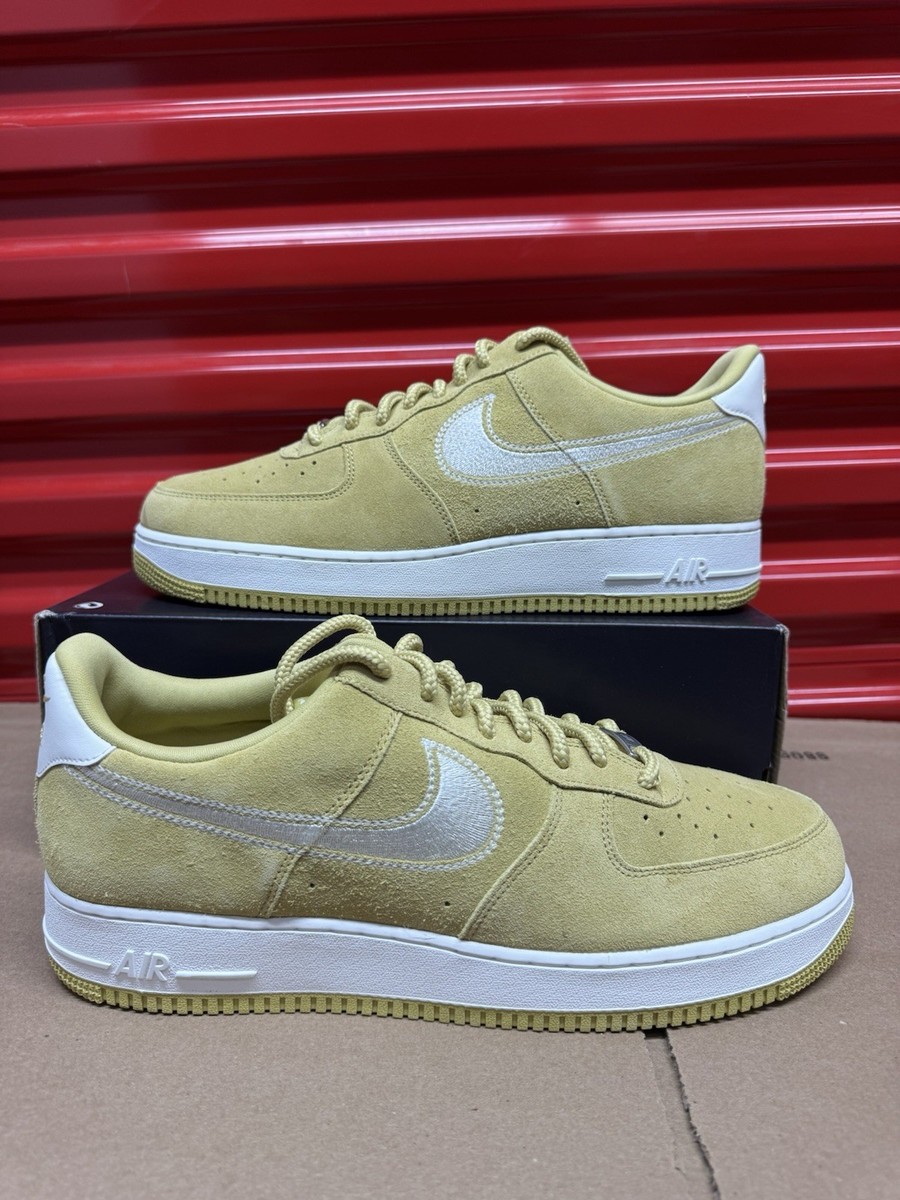 Men's Size 11 - Nike Air Force 1 '07 LV8 BUFF GOLD/SAIL HJ4465-700