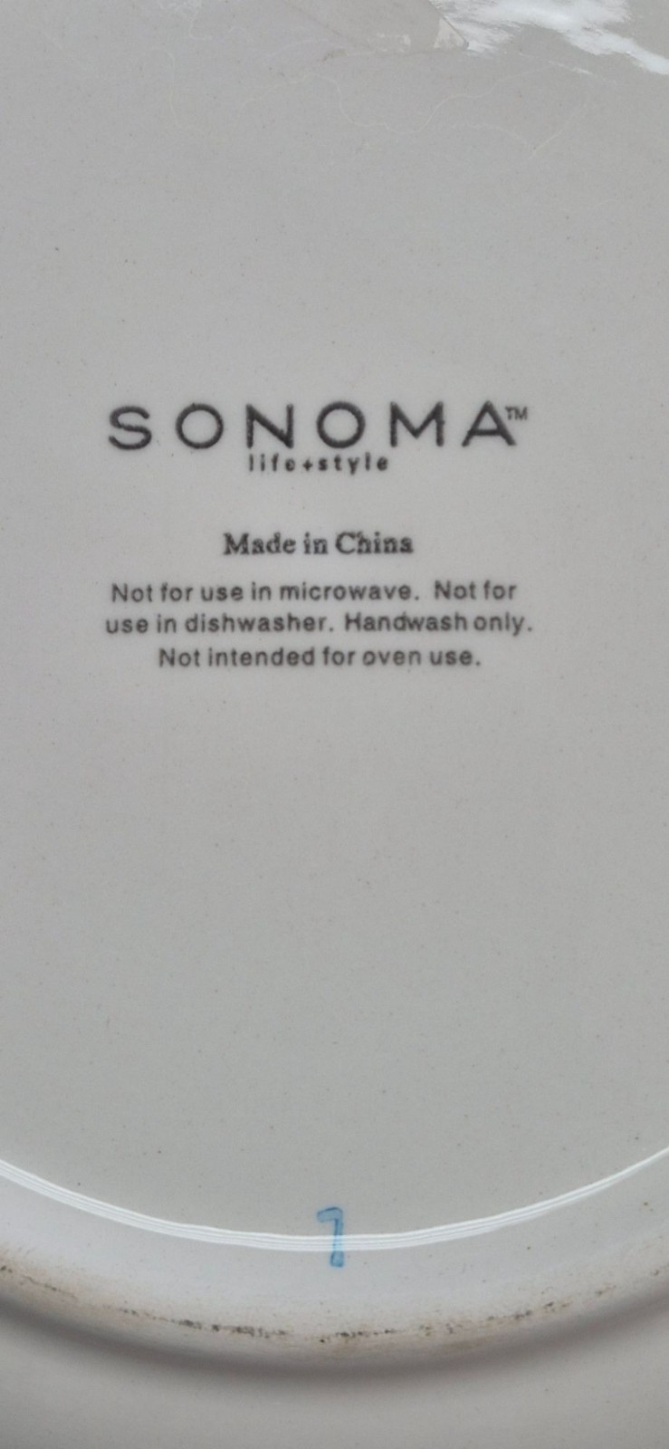 Sonoma Life+Style Hand-Painted Fruit Pattern Dessert Plates (4) Yellow ...