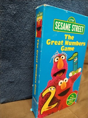 Sesame Street The Great Numbers Game Vhs Ebay