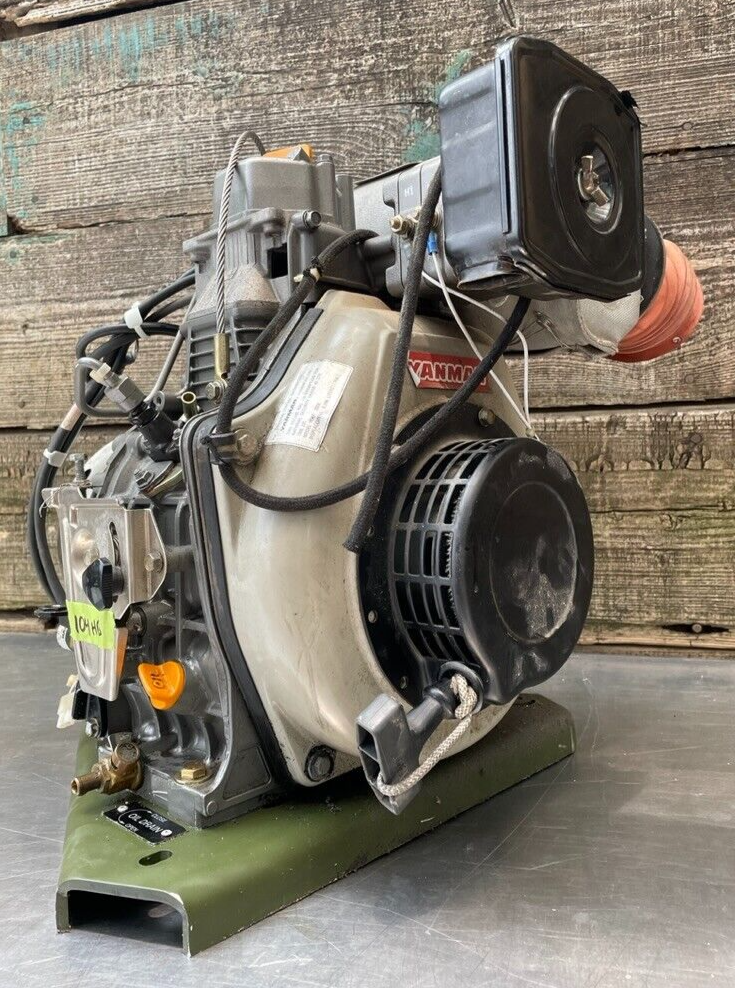 104HR YANMAR L70AE, L70 ENGINE 4.9kw w/ Starter, Muffler, Generator MEP ...