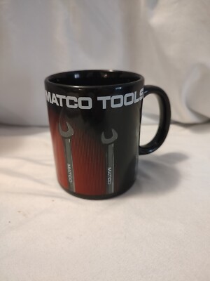 🔥 Matco Tools Coffee Mug Cup Promotional Advertising Black Red Wrench ...