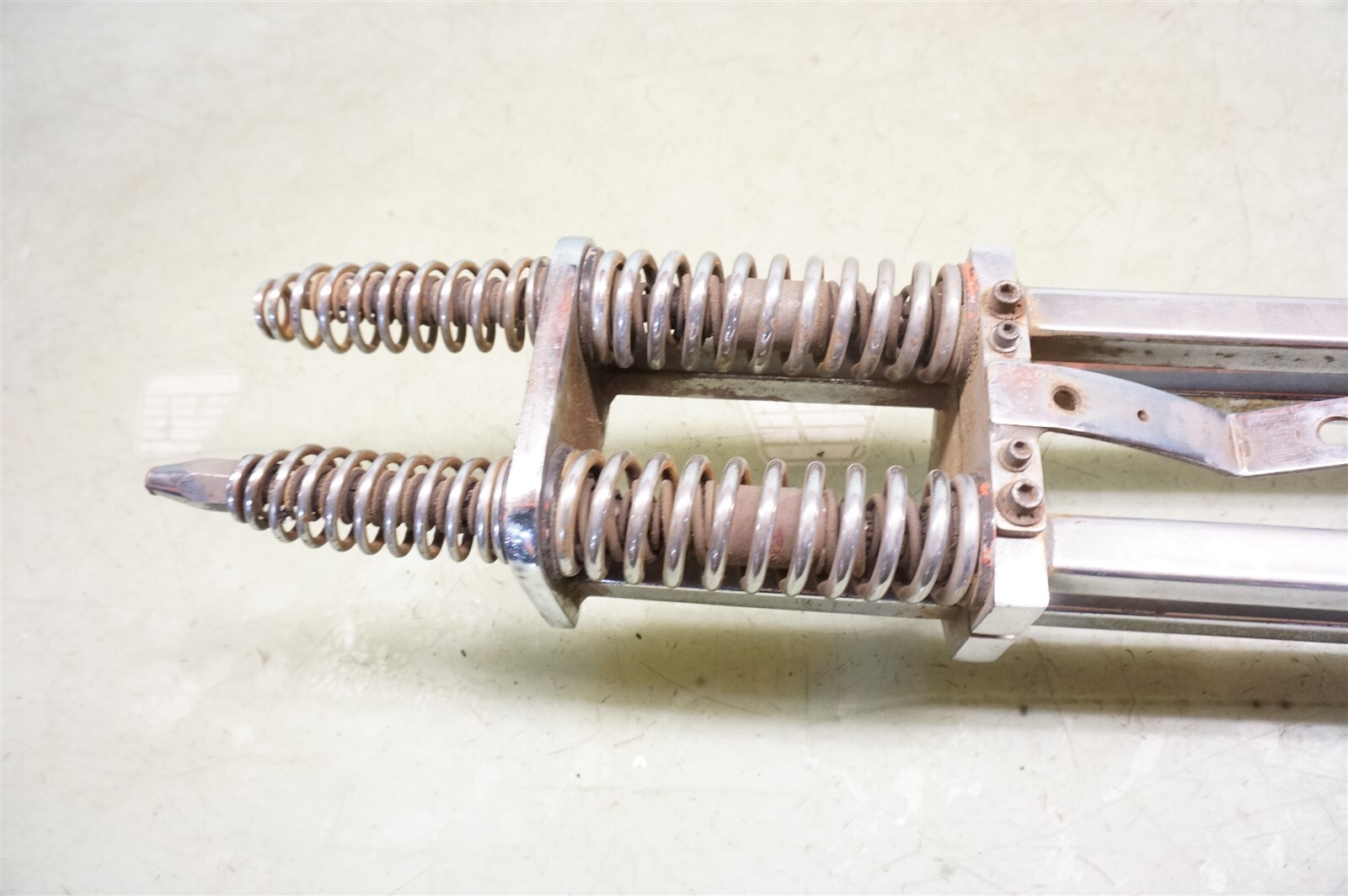 Harley Davidson Chopper Square Springer Forks Front End Aee Nice *TZ5 ...