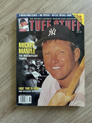 Mickey Mantle New York Yankees TUFF STUFF Magazine Nov 1995 - Ex+ | eBay
