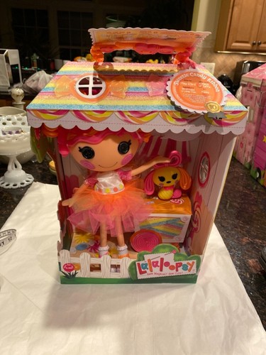 Lalaloopsy Doll- Sweetie Candy Ribbon & Pet Puppy, 13" Taffy Candy- NEW ...