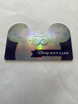 Disney 100 Year Anniversary Collectible Gift Card. No Cash Value | eBay