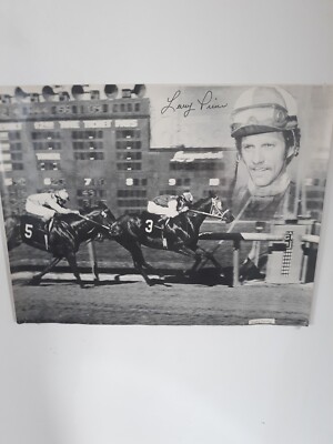 LONGACRES RACETRACK Larry Pierce Vintage 22 x 17 Promotional Poster ...