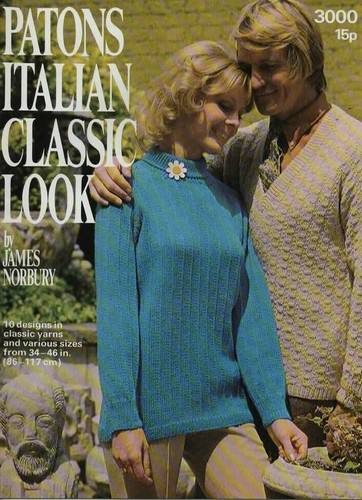 Vintage Patons Knitting Pattern Book No 3000 With 10 Designs In Various ...