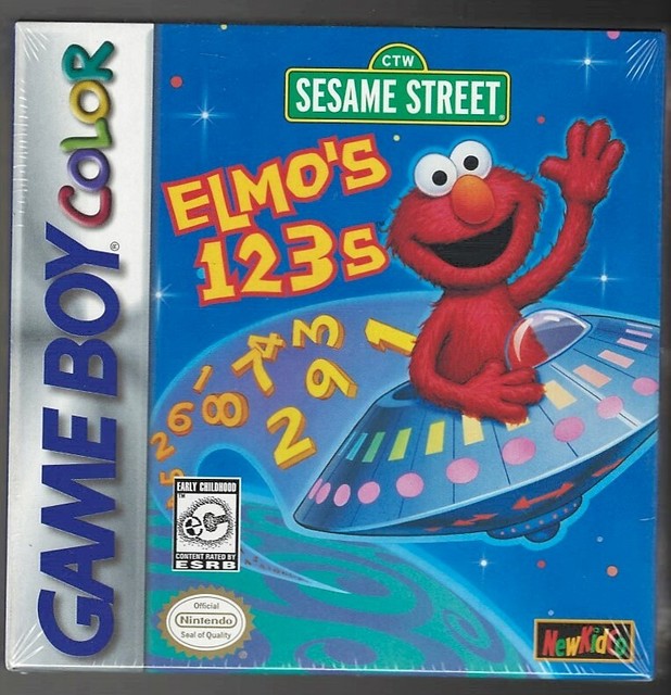 Sesame Street: Elmo's 123s (Nintendo Game Boy Color, 1999) for sale ...