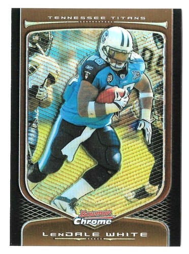 LenDale White 2009 Bowman Chrome Refractor #56 Parallel Tennessee ...