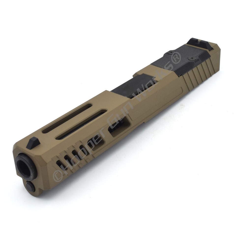 HGW Complete Upper for Glock 20 Titan RMR 17-4ph FDE Slide 10mm Black ...