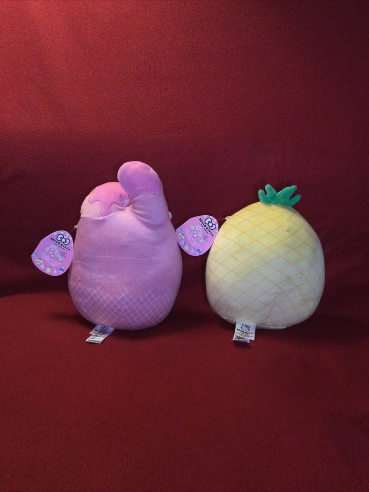 8” HELLO KITTY My Melody Pineapple Sanrio & Friends Lot Squishmallow ...