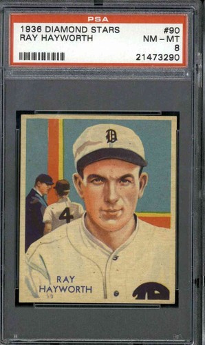 1936 Diamond Stars #90 Ray Hayworth - PSA 8 | eBay