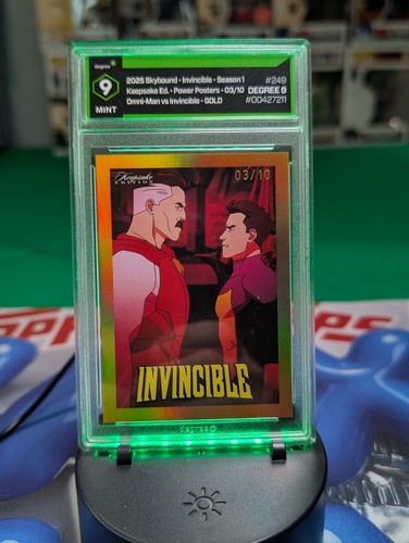 2025 Invincible 03/10 Gold Power Poster Omni-Man vs Invincible Degree 9 ...