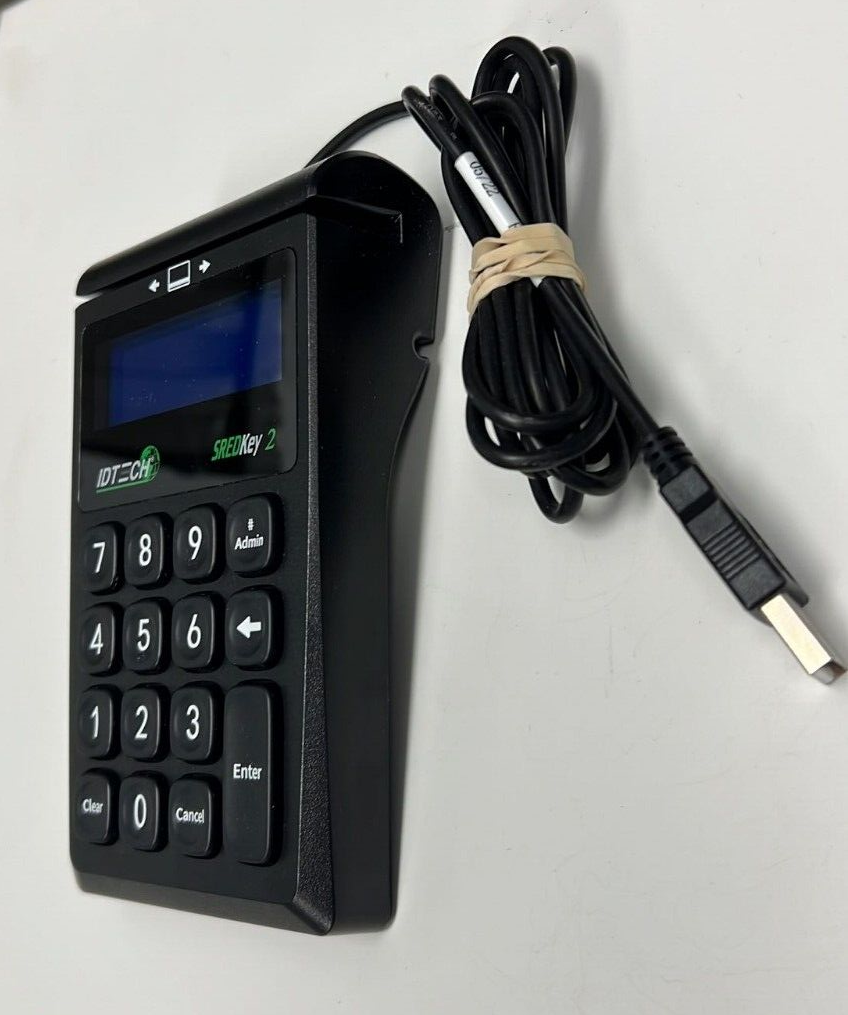 ID Tech SREDKey 2 with MSR USB HID Enhanced Format Key Pad IDSK2-535E ...