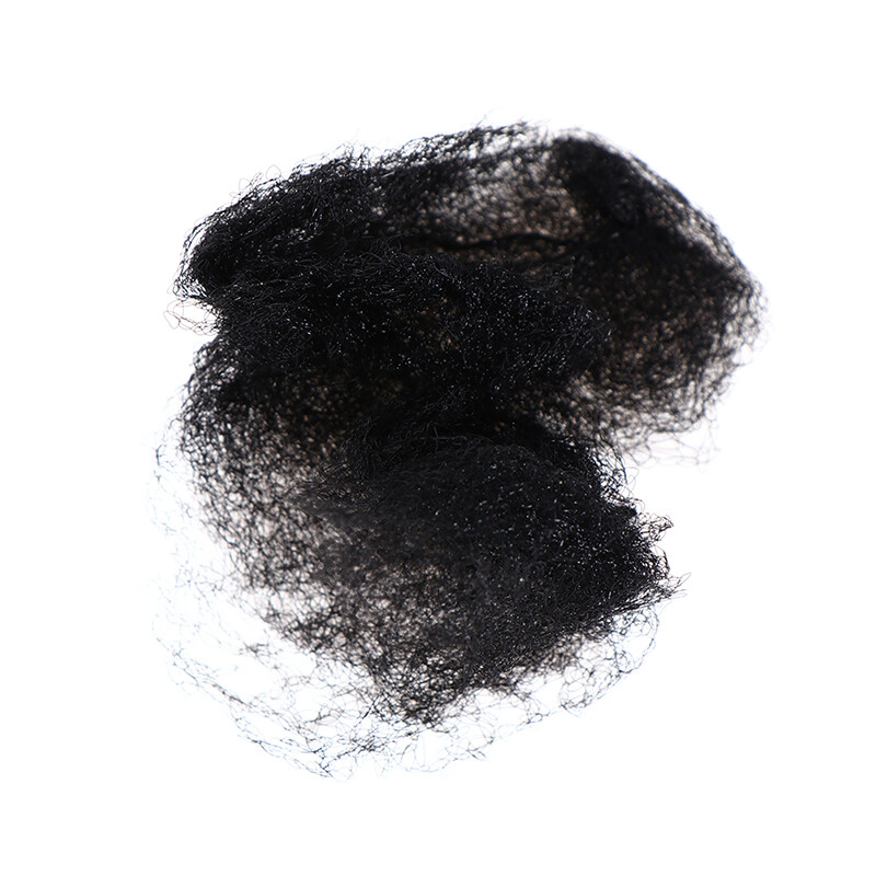100x Black Invisible Hair Nets Elastic Edge Mesh Hairnet Stretch ...