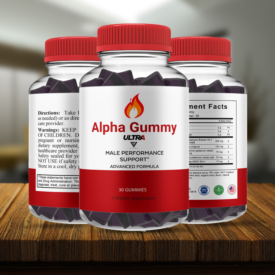 (2 Pack) Alpha Gummy Ultra Max Performance, Alpha Gummy Reviews (2 ...