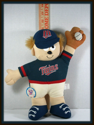 Vintage Minnesota Twins Stuffed Baseball Player Fabric Plush with tag ...