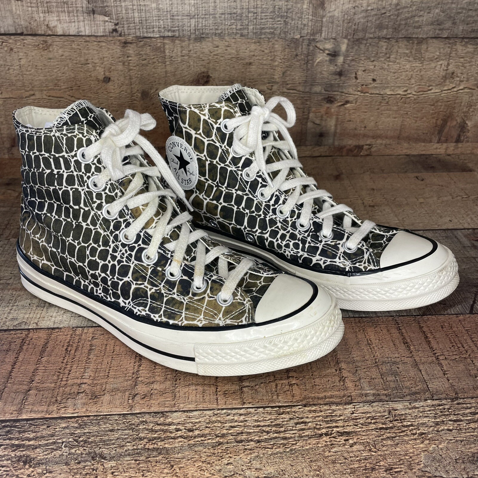 Converse Chuck Taylor’s 70 Hi-top “Animal Print" Shoe… - Gem