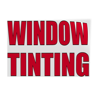 Decal Stickers Window Tinting Advertising Printing Vinyl Store Sign ...