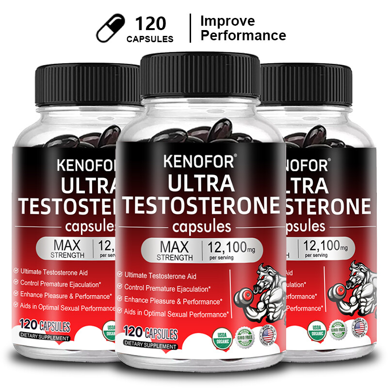 Ultra Testosteron Booster for Men, Energy & Endurance 30 to 120 ...